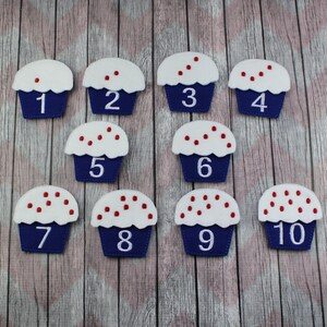 Cupcake Counting Match Up, Counting Numbers, Number Sort, Learning Game ...