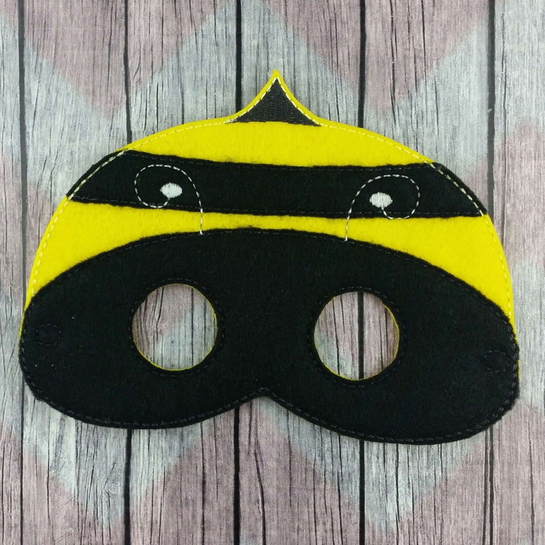 Bumble Bee Mask, Insect Mask, Honey Bee Mask, Halloween Mask, Pretend ...