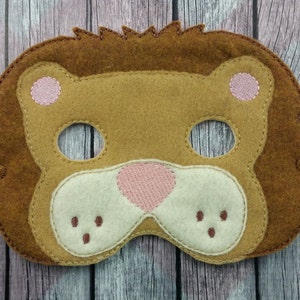 Brown Lion mask zoo lion mask king of the jungle mask | Etsy