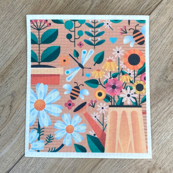 Sea Turtles Swedish Dishcloth by Three Bluebirds - Etsy