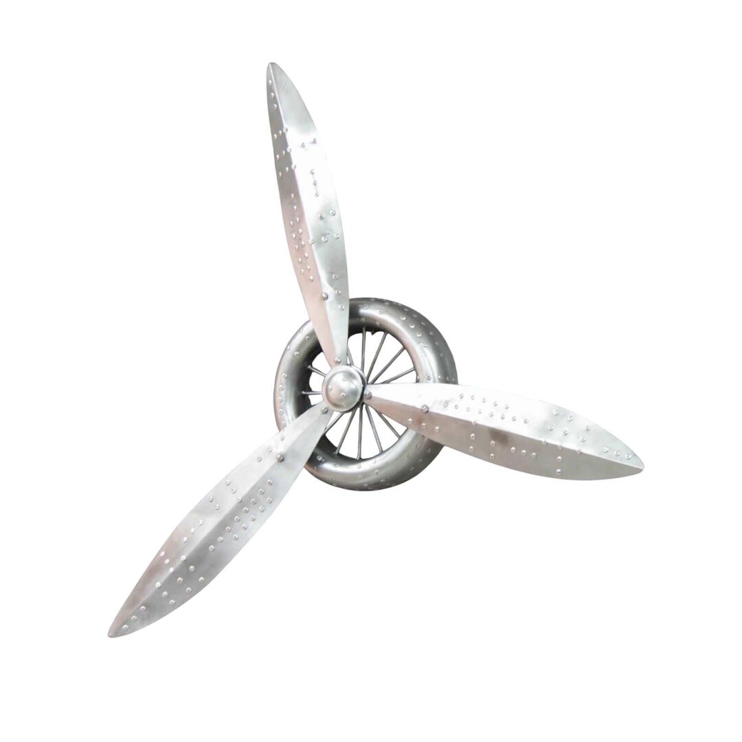 Rustic Wooden Airplane Propeller | Aviation Wall Decor for Living Room ...