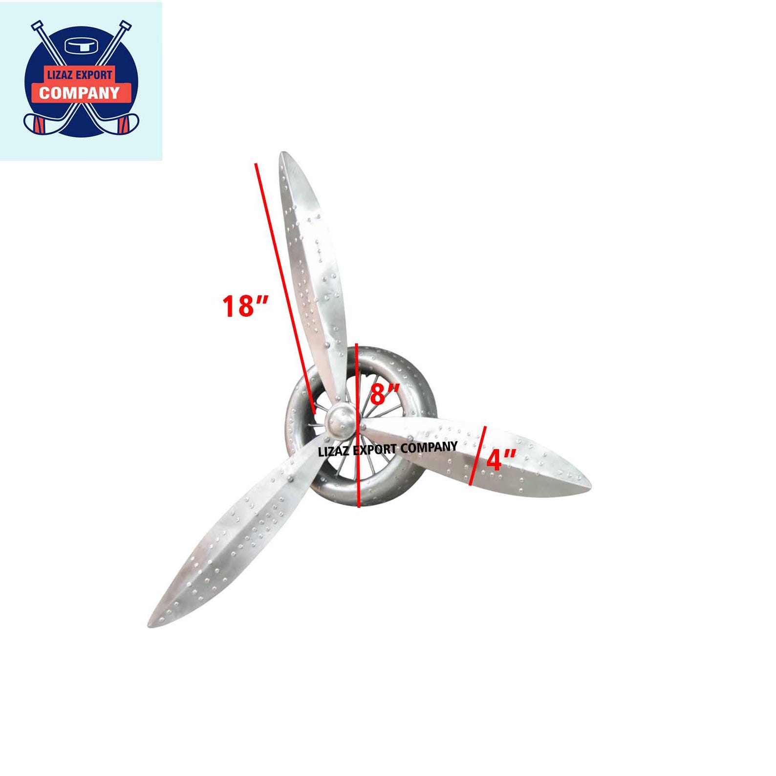 Rustic Wooden Airplane Propeller | Aviation Wall Decor for Living Room ...