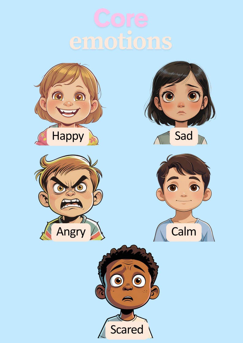 Emotion Flashcards for Autism - 20 Visual Feelings Cards for Kids With ...