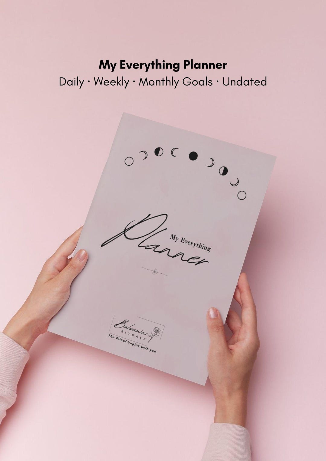 Bilingual Daily Planner: Self-care, Productivity, Ritual Journal (PDF ...
