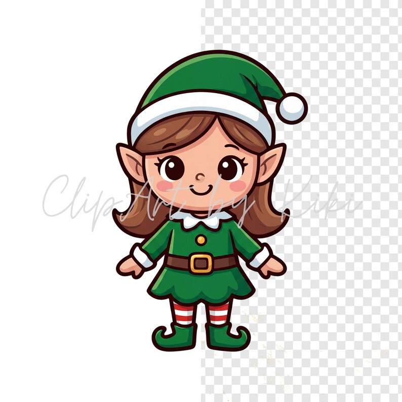 Christmas Characters Clipart PNG Bundle, Printable Stickers, Digital ...