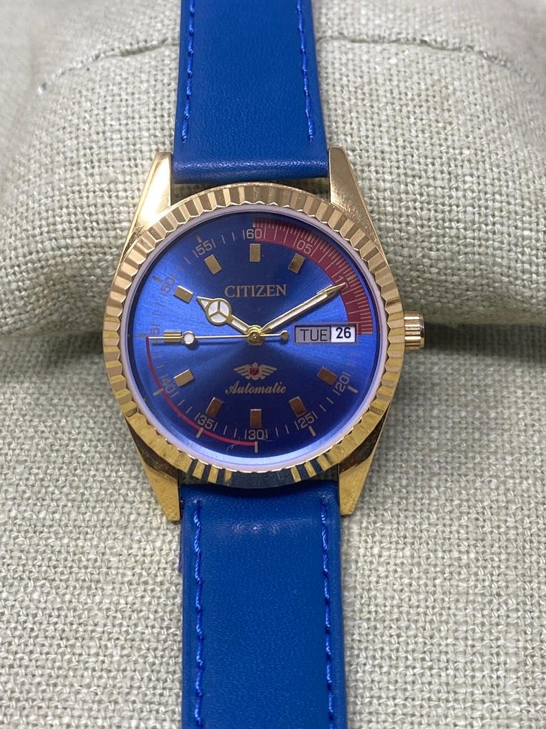 Vintage Citizen Automatic 8200A Day Date Japanese Men's Wrist Watch - Etsy