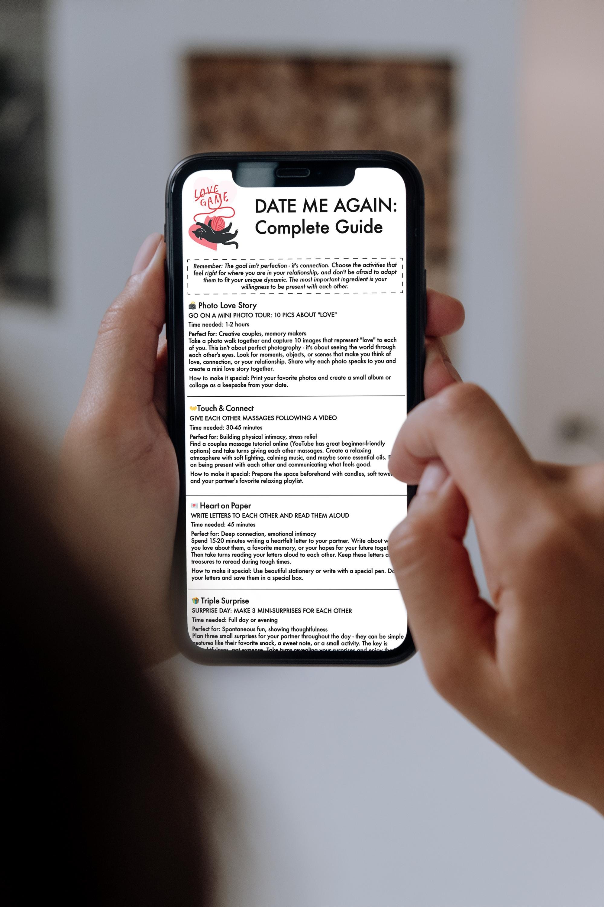 Printable Couple Date Night Cards & Activities for Emotional Connection ...