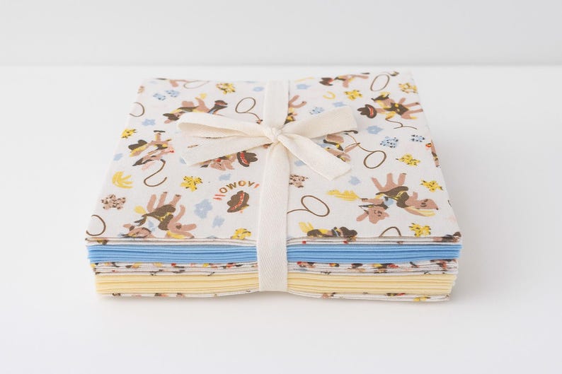 Cowboy Crib Quilt: 60 Precut 6.5" Squares - Etsy