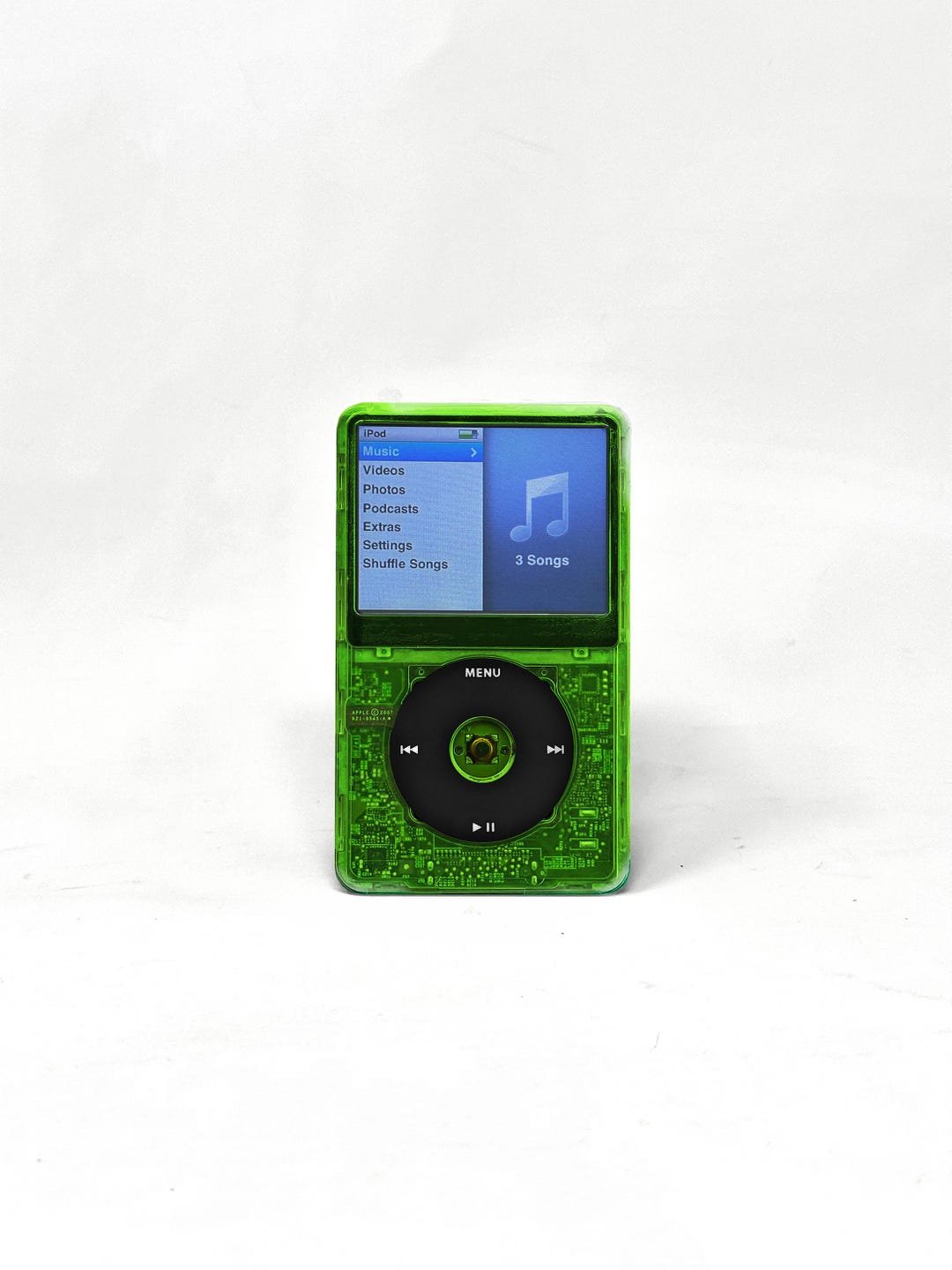Atomic Green Ipod Classic 6th Generation - Clear Housing, Upgraded ...