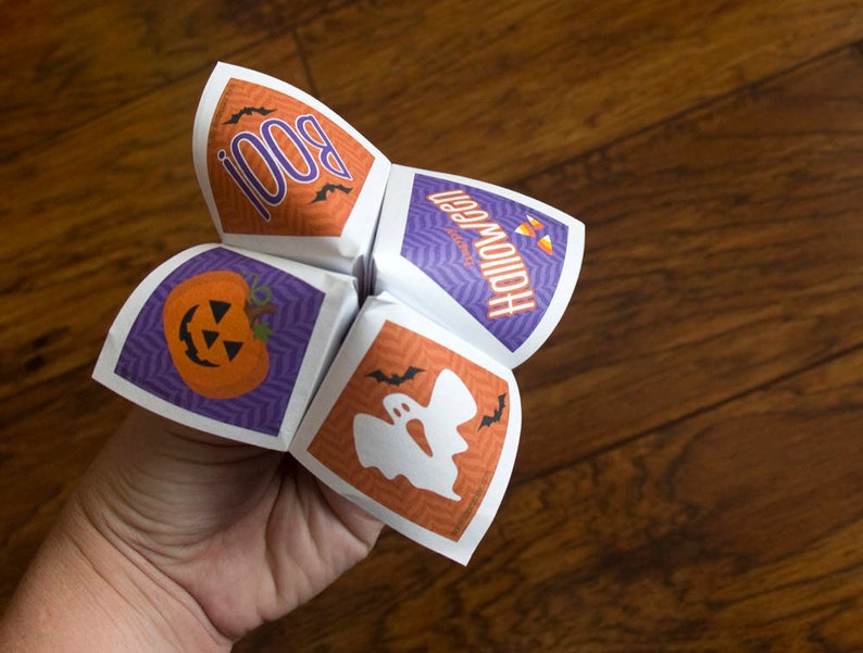Print Your Own - Halloween Cootie Catcher - Etsy