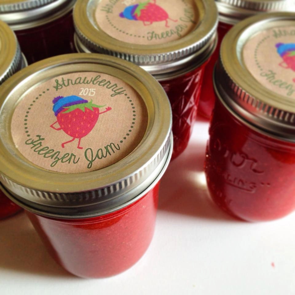 Custom Jam Labels for Mason Jars - Print Your Own - Etsy