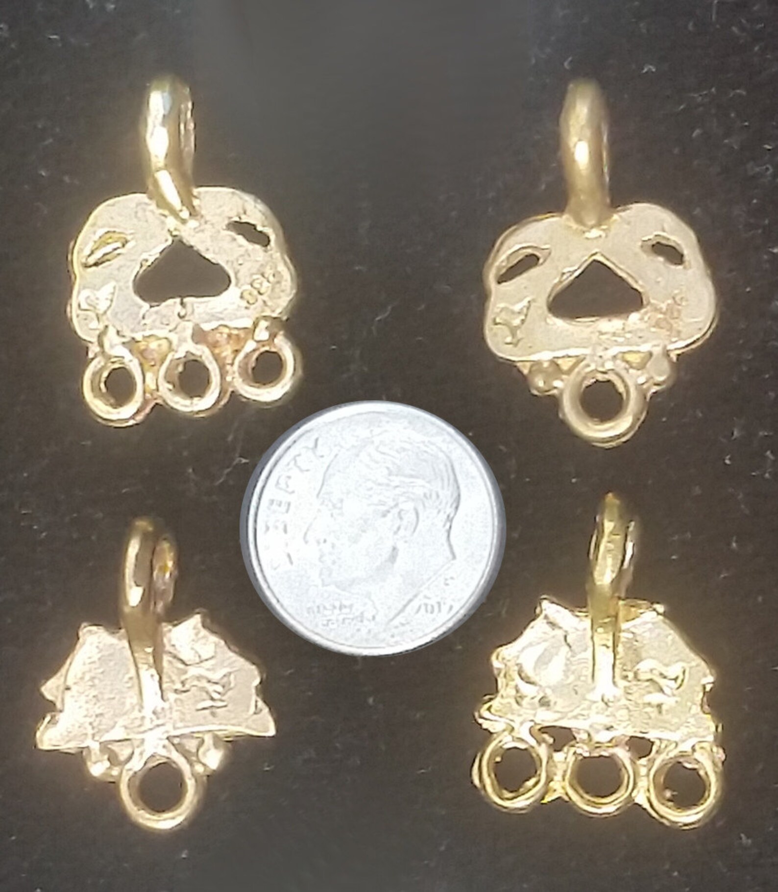 Bead Hanger - Double Horse Head With Single Ring - 5308B - Etsy