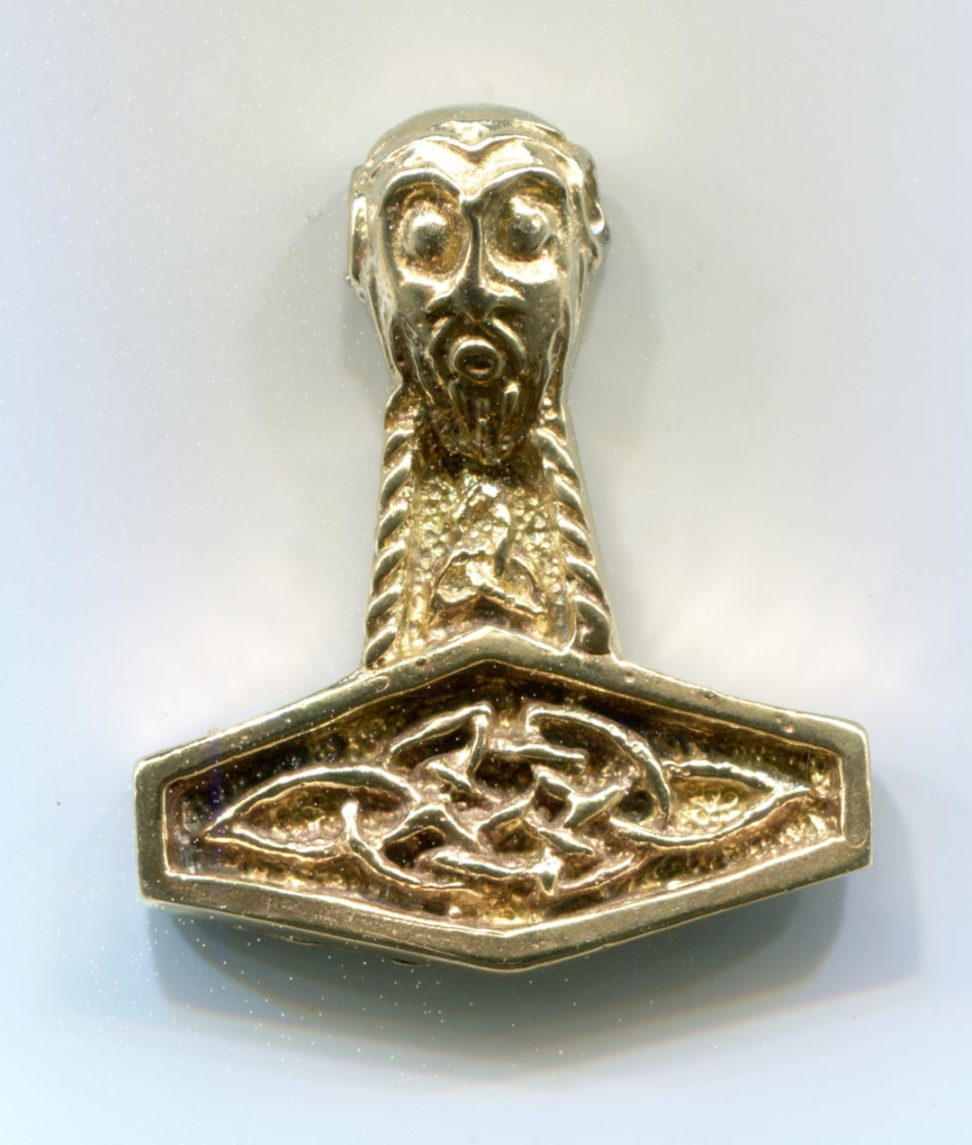Thor's Head Thor's Hammer - Bronze - Etsy
