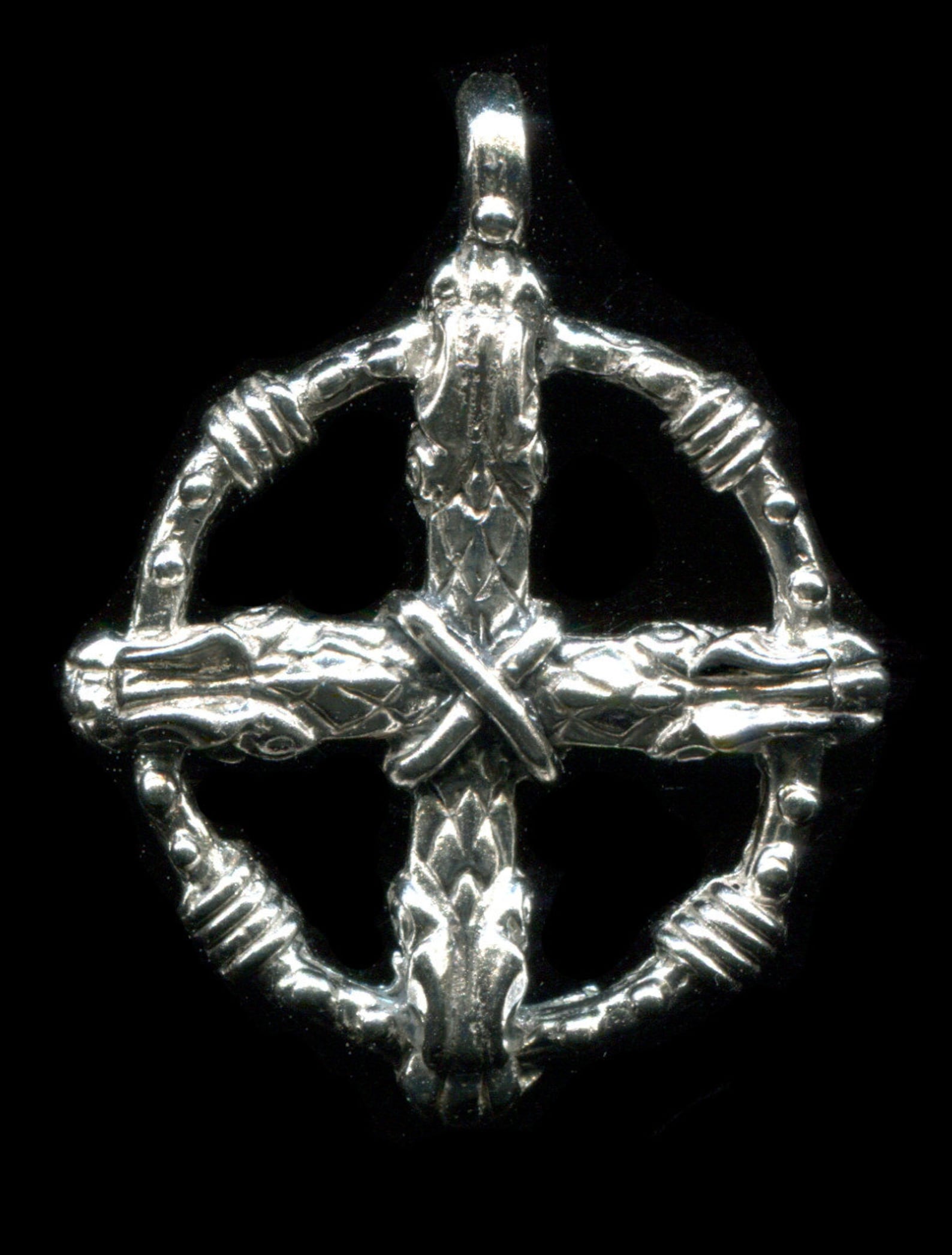 Norse Viking Slavic Dragon Solar Cross - 6506S - Etsy