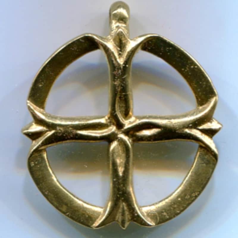 Solar Cross Pendant - Etsy