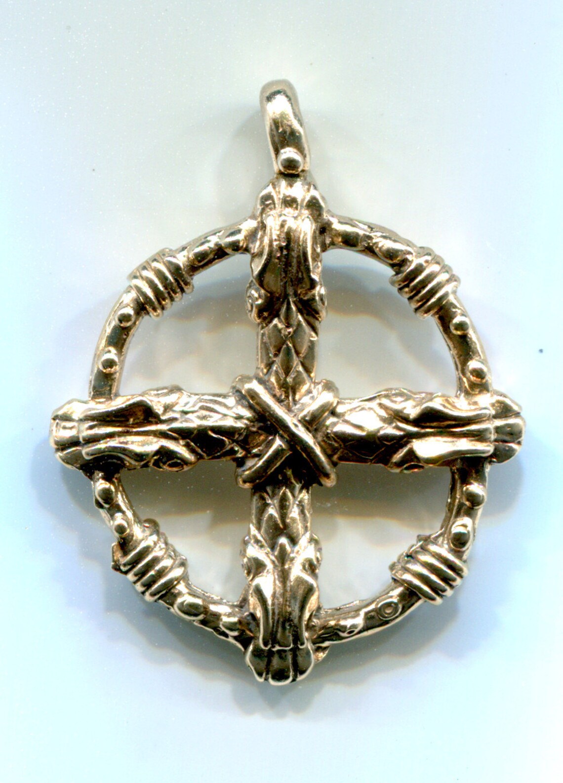 Viking / Norse, Dragon Solar Cross - 6506B - Etsy