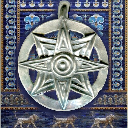 Star of Inanna Star of Ishtar Silver Star of Inanna - Etsy