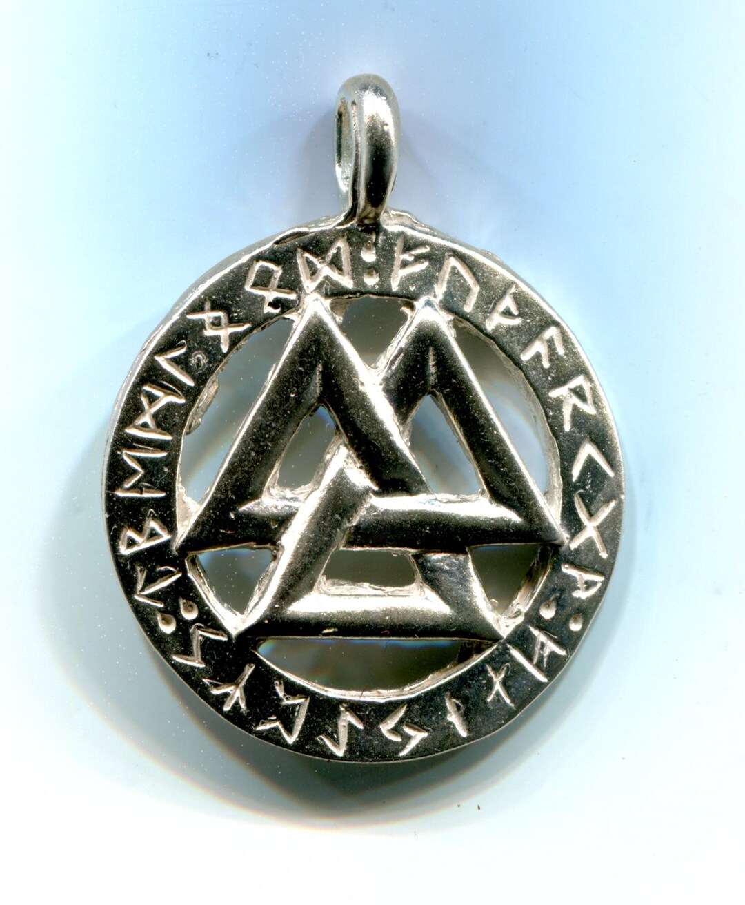 Valknut With Rune Ring - Etsy
