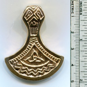 Viking / Norse / Slavic - Perun's Axe - Thor's Hammer - Borre Style ...