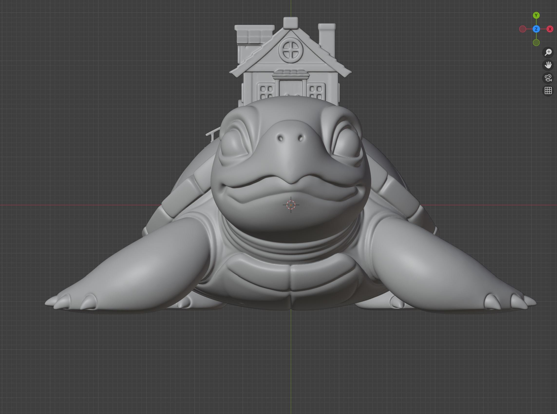 Whimsical Turtle House STL – Fantasy 3D Printable Model - Etsy