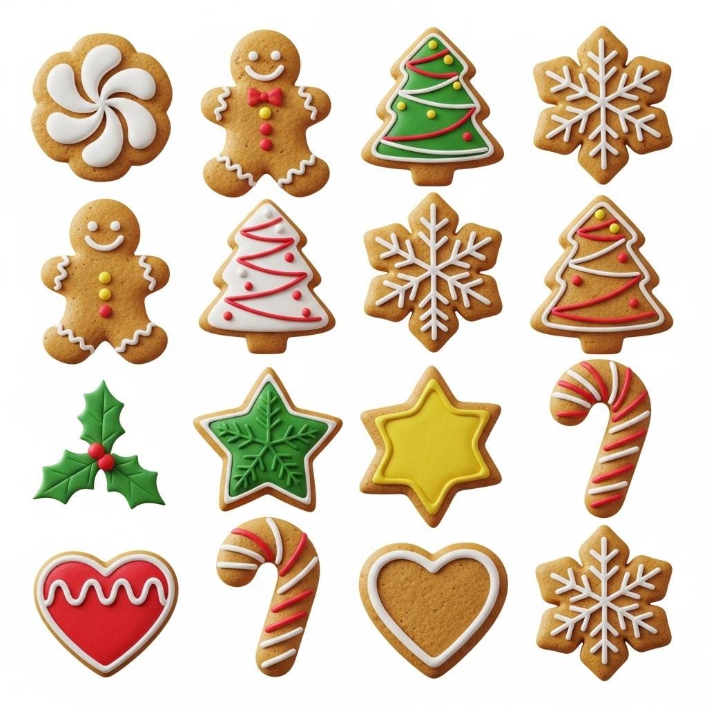 Christmas Cookie Cutter STL Pack: 16 Holiday Shapes (digital Download ...