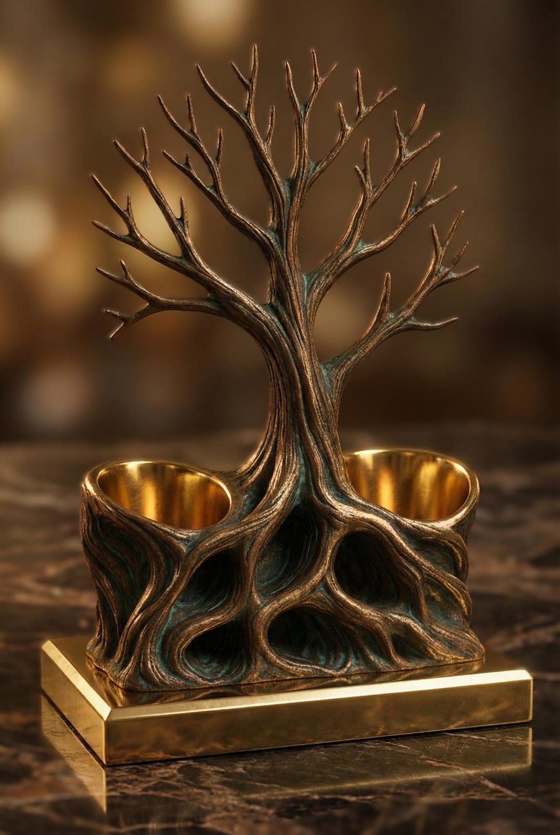 Modern Tree Pen Holder STL | Premium Desk Organizer 3D Print | Minimal ...