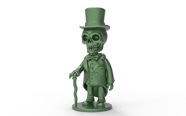 Dapper Tuxedo Skeleton Figurine STL File - Gothic Halloween Decor ...