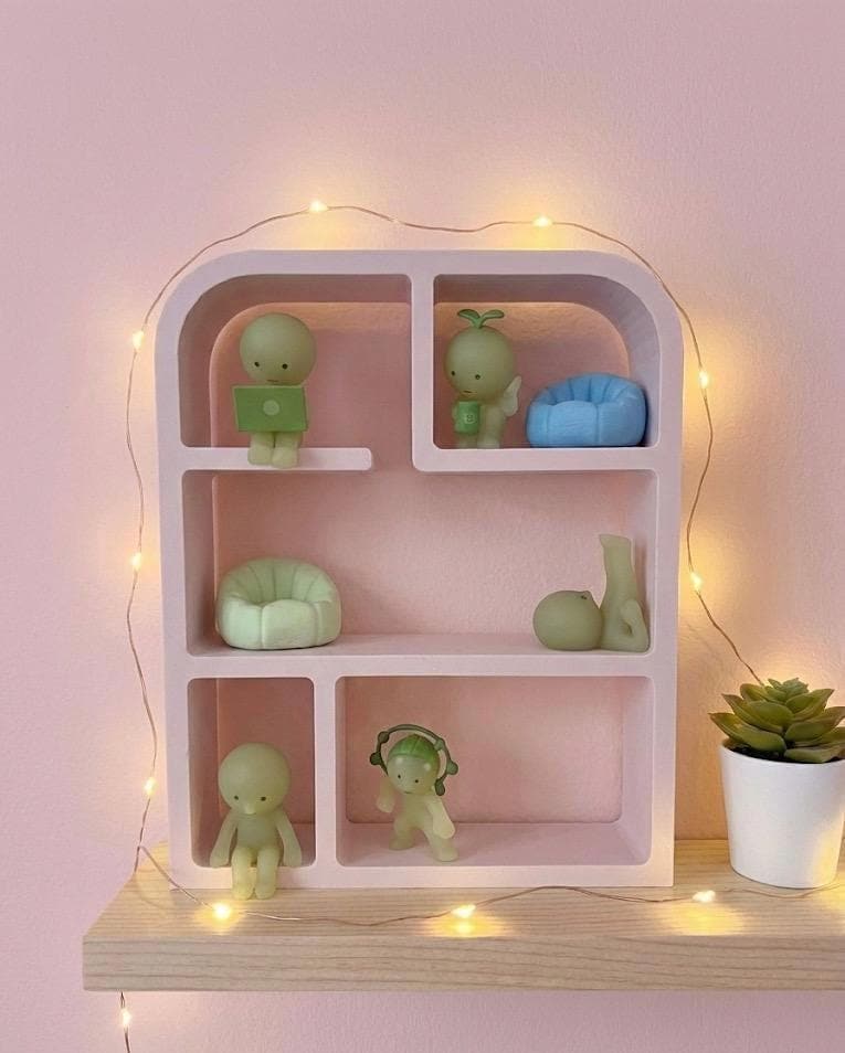 Smiski Display Case | Matte Colors | Mount - Etsy