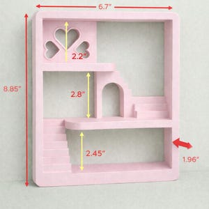 Smiski Valentines Display Case With Table and Chair | Pastel Colors ...