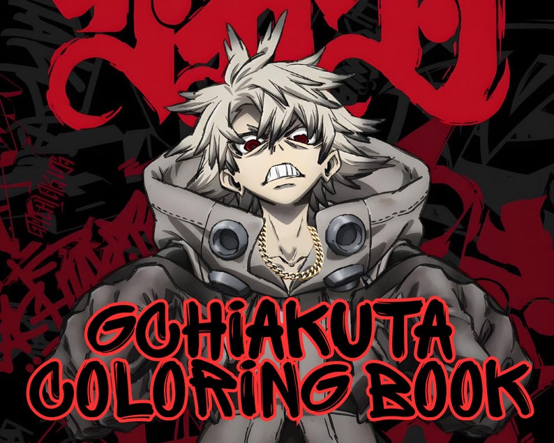 Gachiakuta Style Coloring Pages | Anime Manga Coloring Book | Printable ...