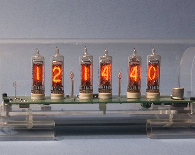 Glass Nixie Clock Mini - Etsy