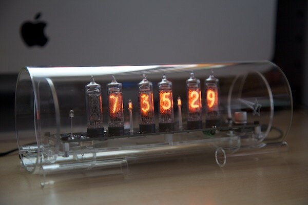 Glass Nixie Clock Mini - Etsy