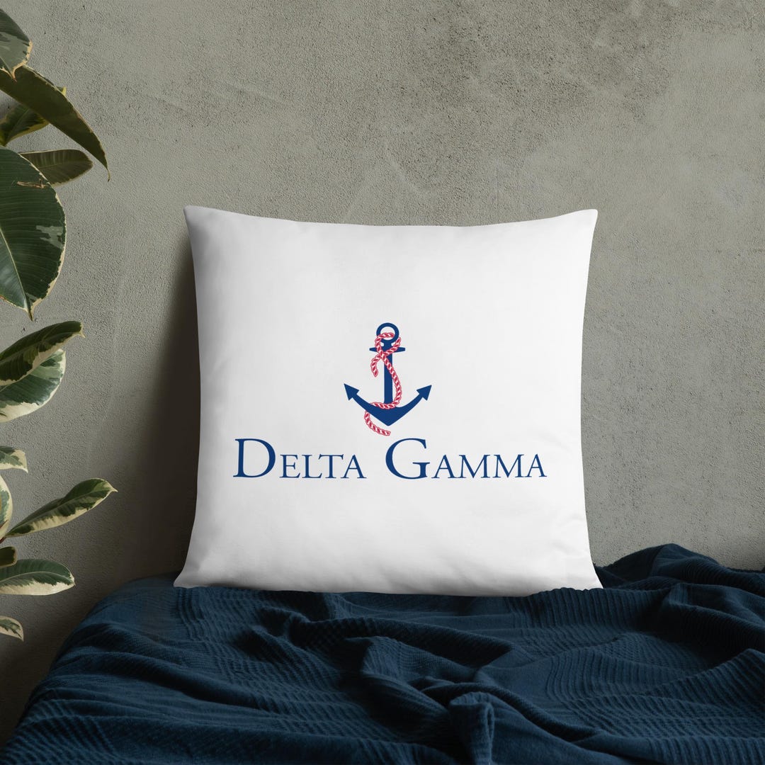 DG, Delta Gamma Sorority Pillow - Etsy