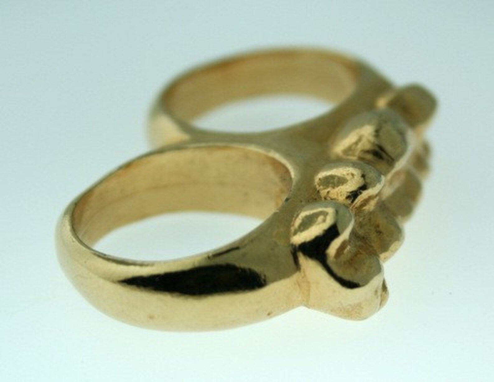 Teeth Ring Double Molars in Gold - Etsy