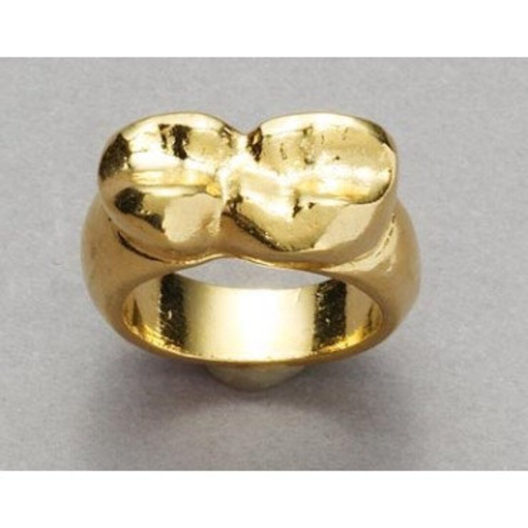 Gold Molar Teeth Ring - Etsy