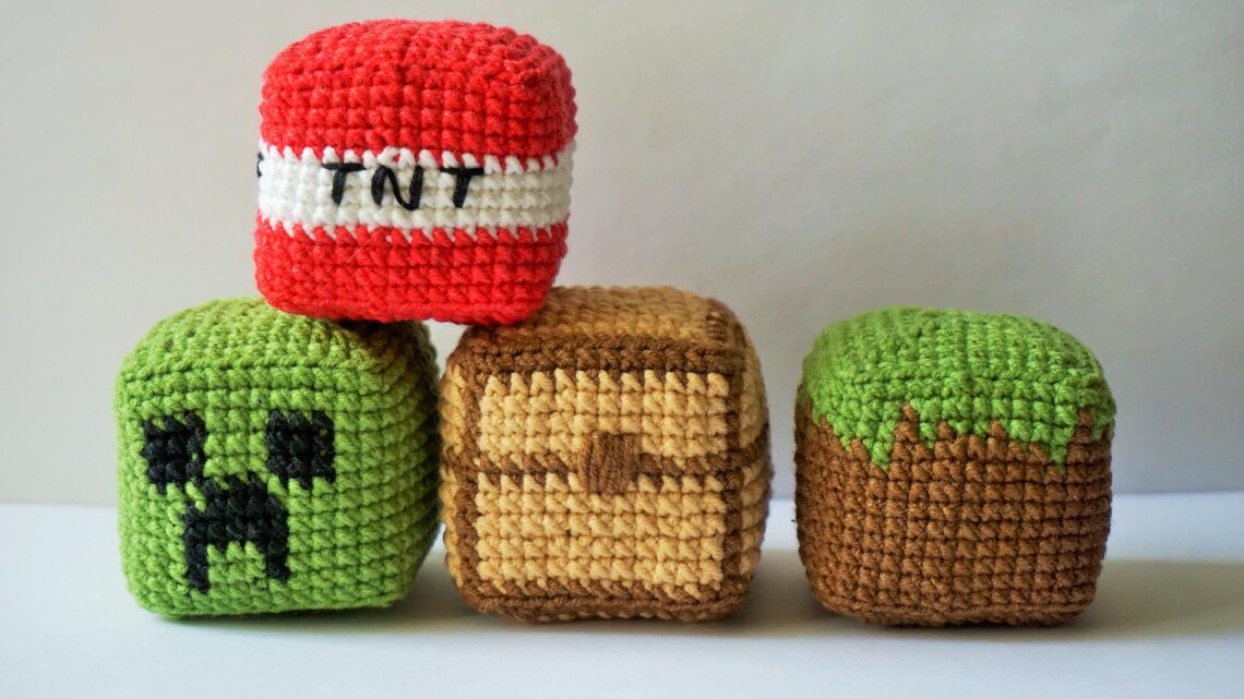 Block Battle (TNT, Creeper Head, Chest Block and Grass Block) PDF ...