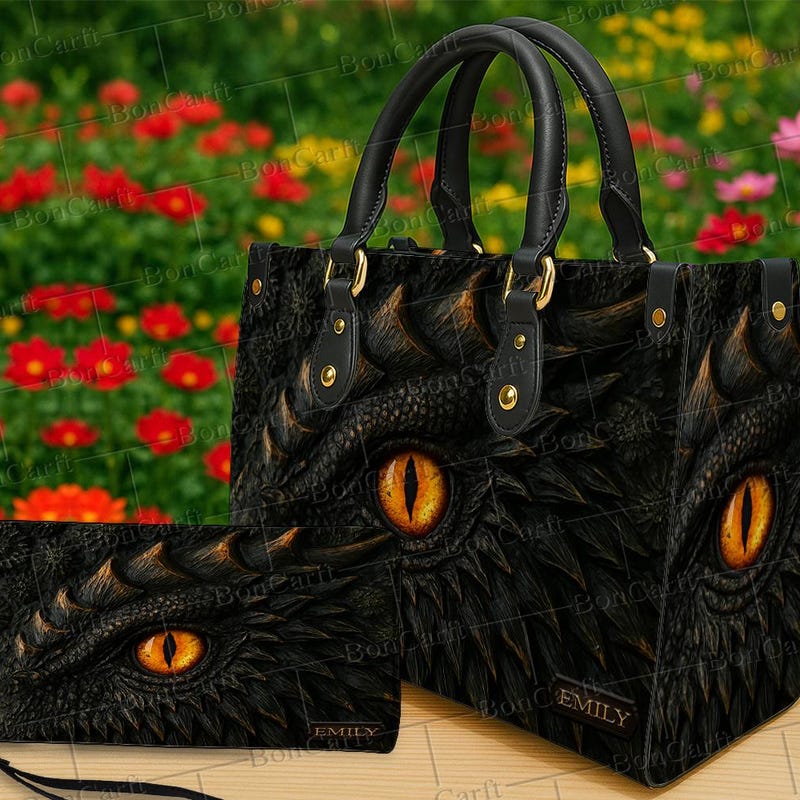 Dragon Eye Pouch Leather - Etsy