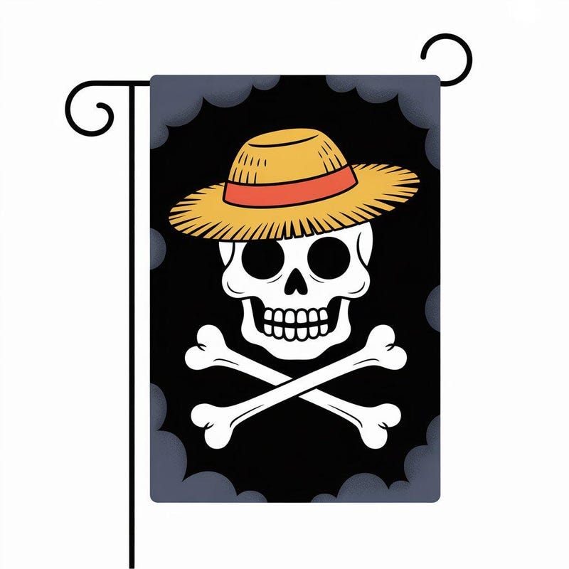 One Piece Straw Flag - Etsy