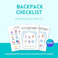 Editable School Supply List *digital Download* - Etsy