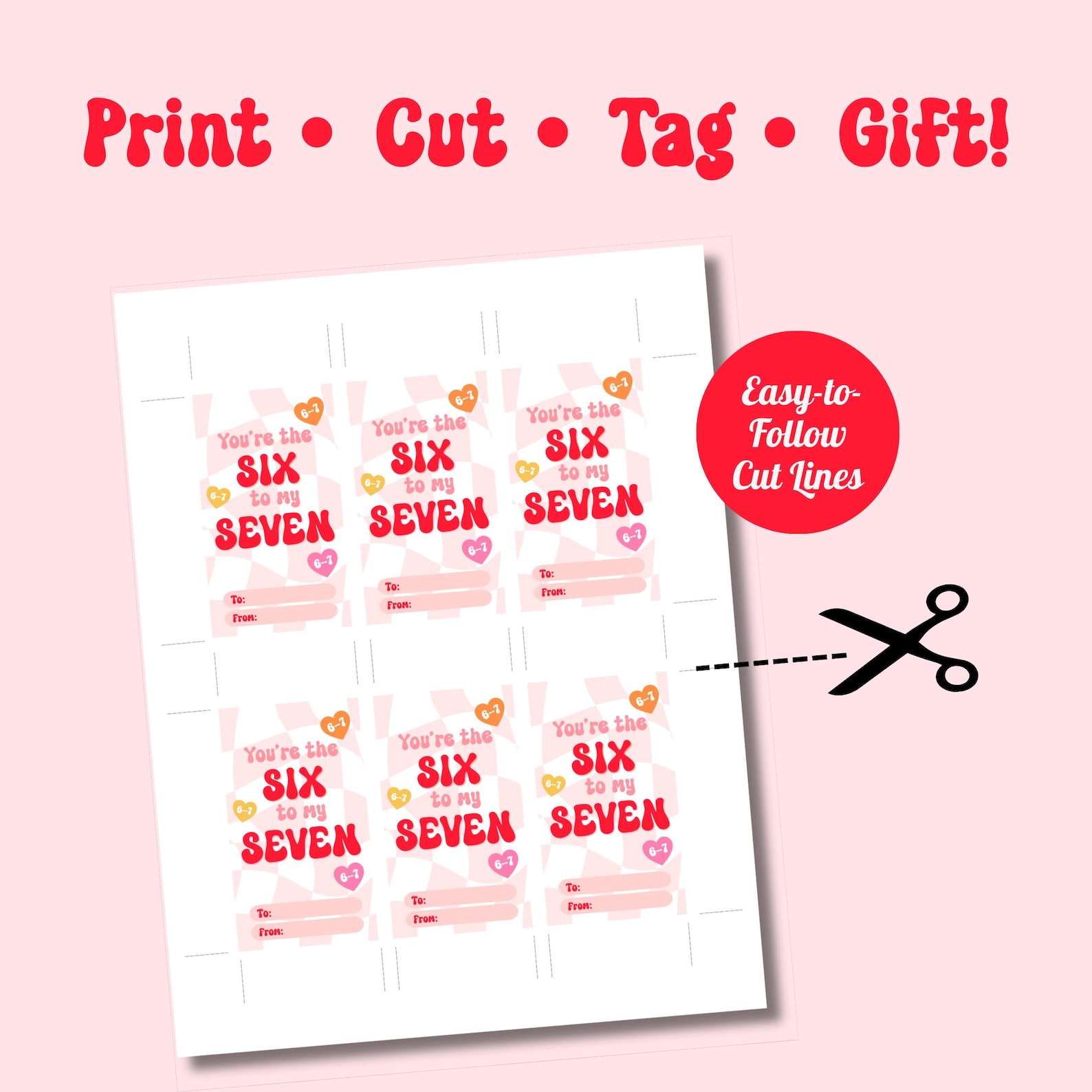 Etiquetas de regalo imprimibles para San Valentín 67 / Etiquetas de ...