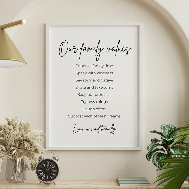 Family Mission Statement - Etsy