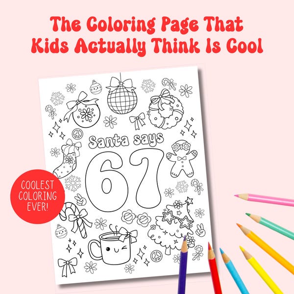 67 Coloring Sheets - Etsy UK