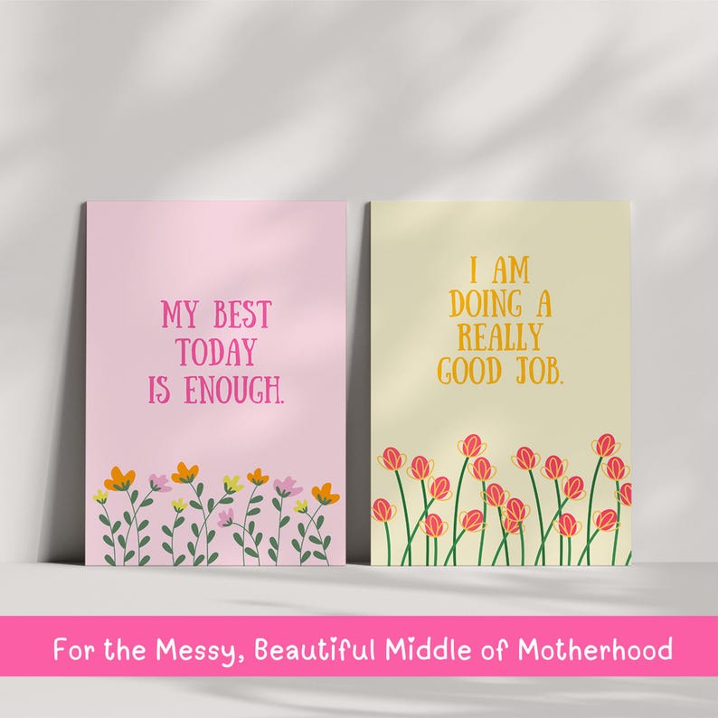 Motherhood Affirmation Cards Printable | Positive Affirmations for New ...