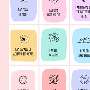 Affirmation Cards for Kids Daily Reminders for Lunchbox Notes Backpacks ...