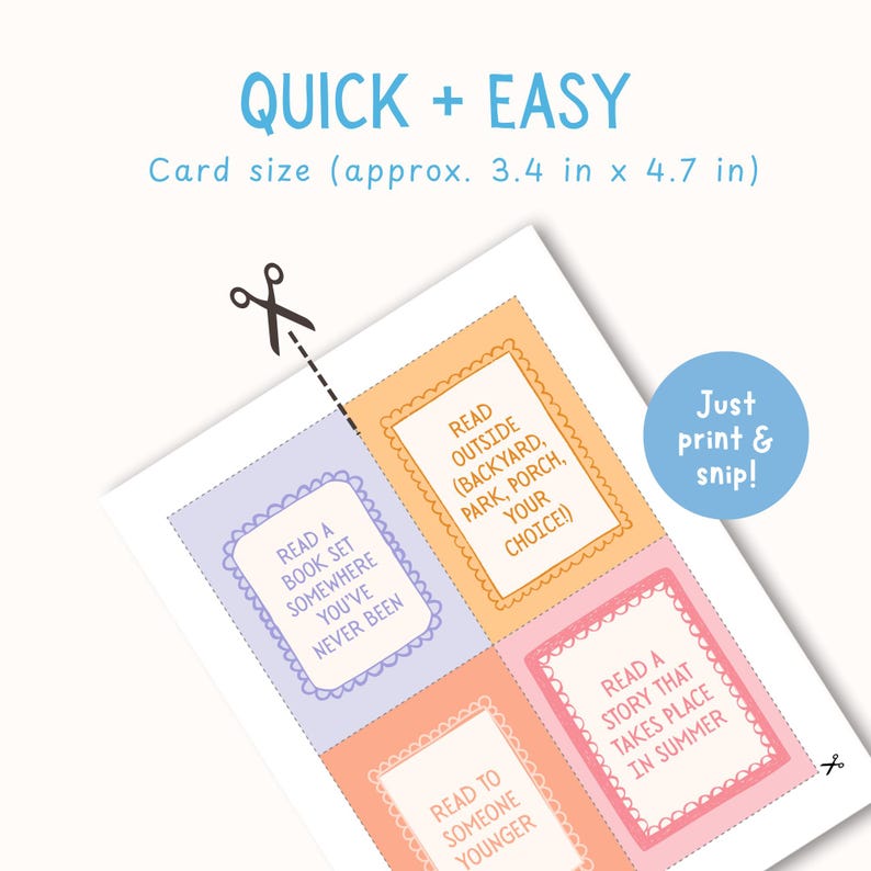 Summer Reading Challenge Cards, Summer Reading Adventure Literacy ...