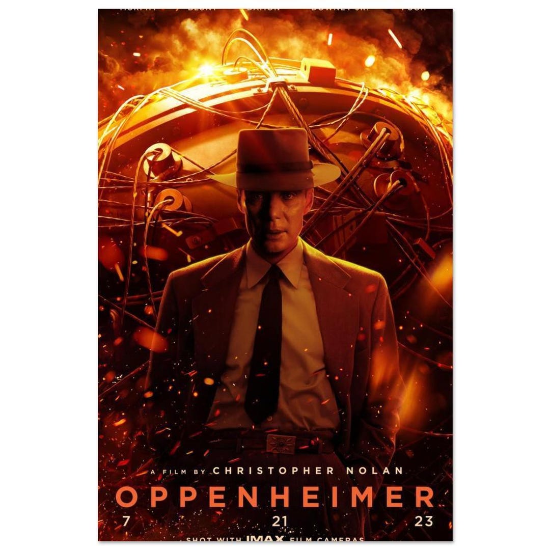 Oppenheimer Movie Poster - Iconic Gaze Matte Paper Print for Film ...