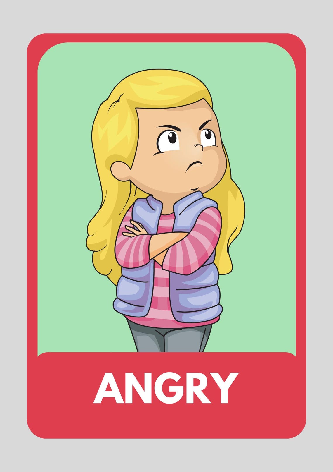 Feelings and Emotions Chart: Colorful Kids' Learning Poster - Etsy