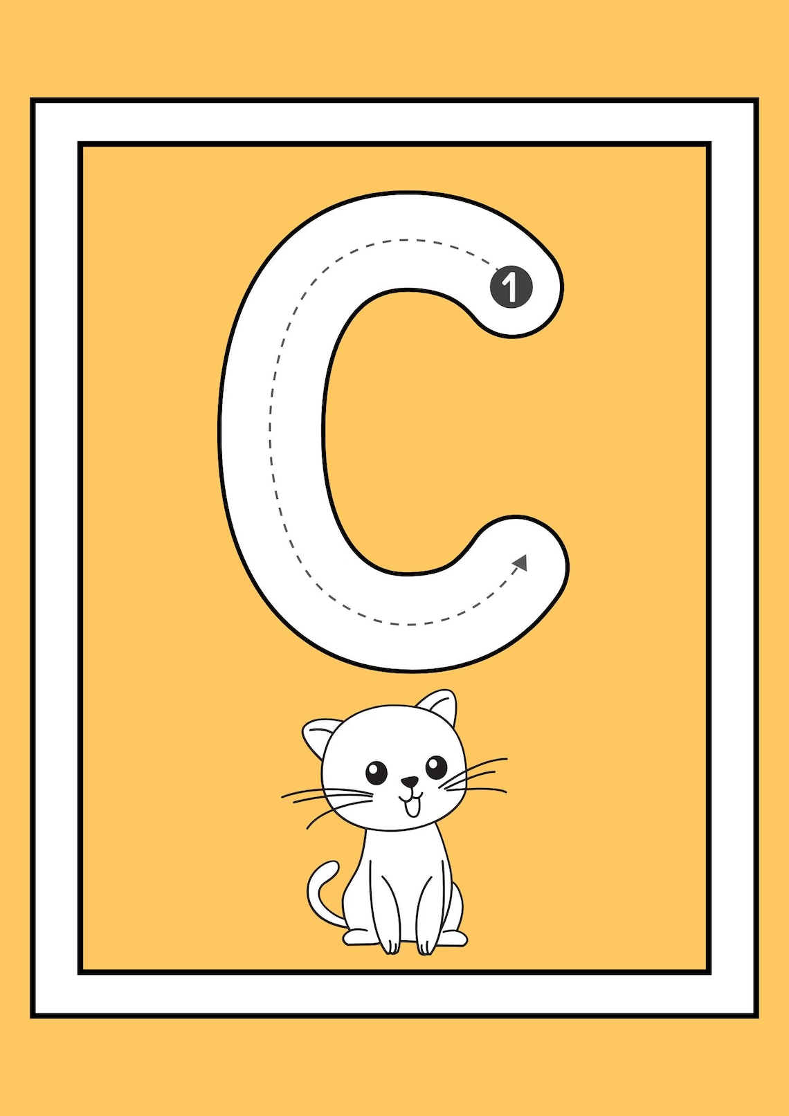 Alphabet Tracing Flashcards: Colorful Minimalist Uppercase & Lowercase ...