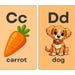 Colorful Alphabet Flashcards A–Z – Educational Learning Cards for Kids ...