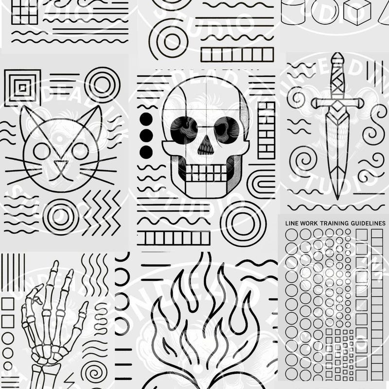 Tattoo Flash Sheet - Etsy